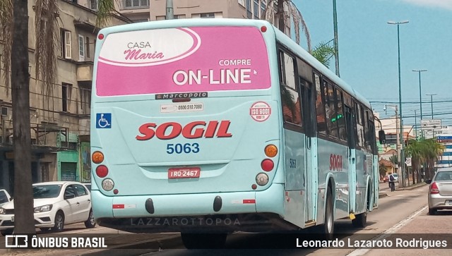 SOGIL - Sociedade de Ônibus Gigante Ltda. 5063 em Porto Alegre por ...